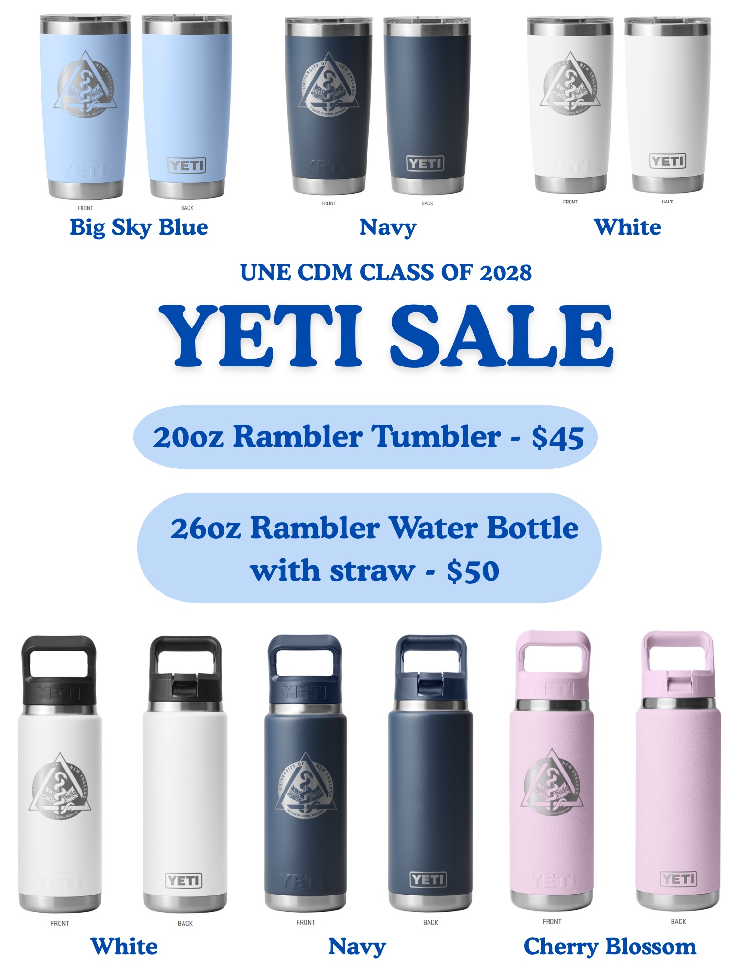 University of New England |Student Affairs Ticketing - Class of '28 ...